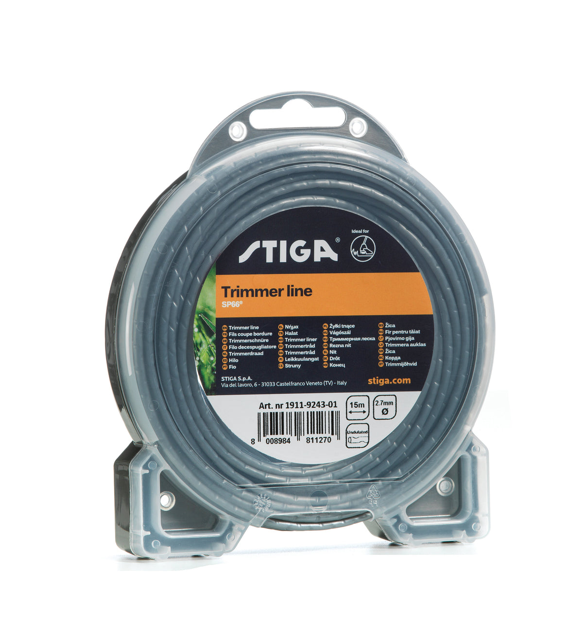 Stiga SP66 LINE 15M 2.7MM ONDULATED — SHC Robertshaws